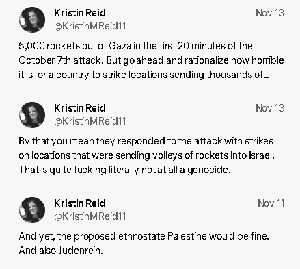 Kristin Reid - Complicit in Apartheid | Reverse Canary Mission