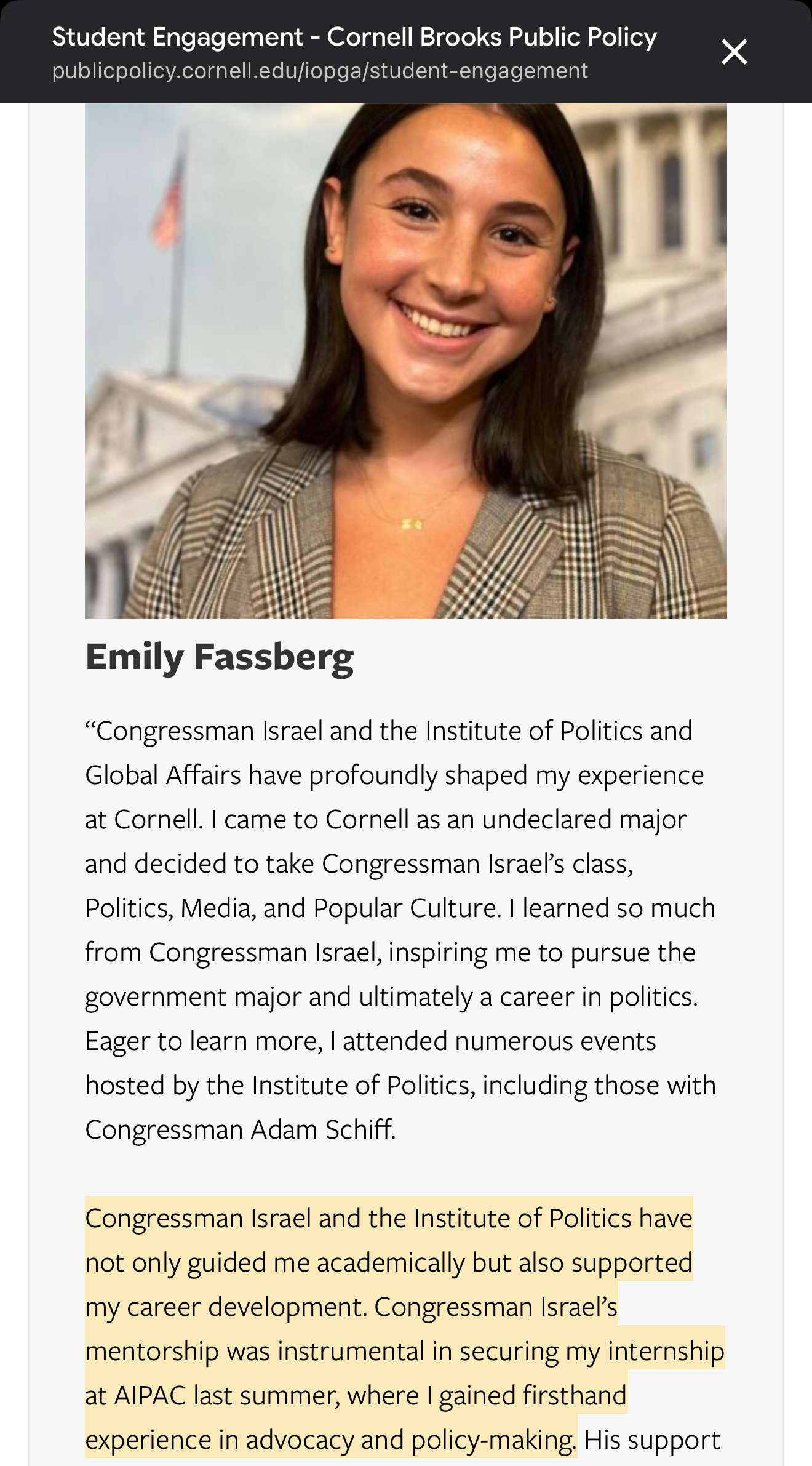 Emily Fassberg - Complicit in Apartheid | Reverse Canary Mission