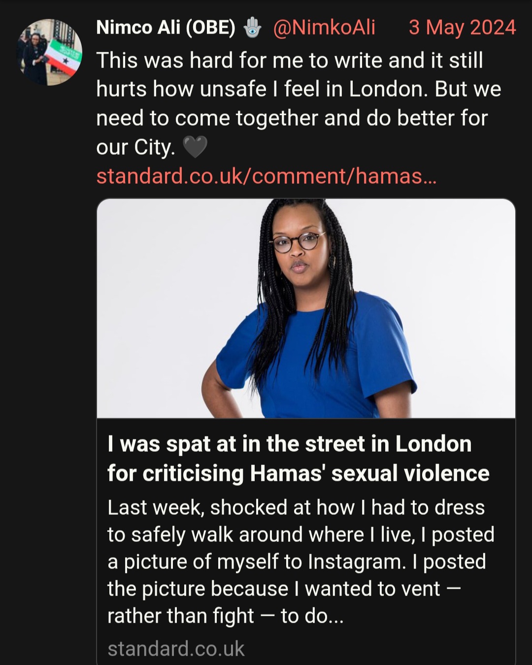 Nimco Ali - Complicit in Apartheid | Reverse Canary Mission