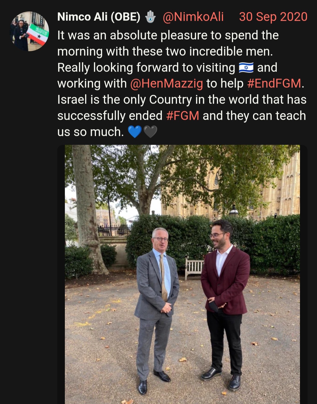 Nimco Ali - Complicit in Apartheid | Reverse Canary Mission