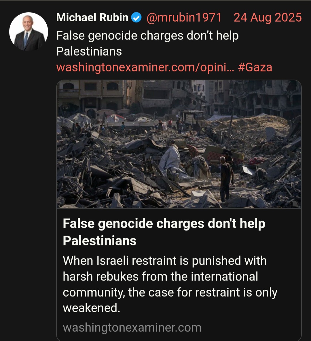 Michael Rubin - Complicit in Apartheid | Reverse Canary Mission